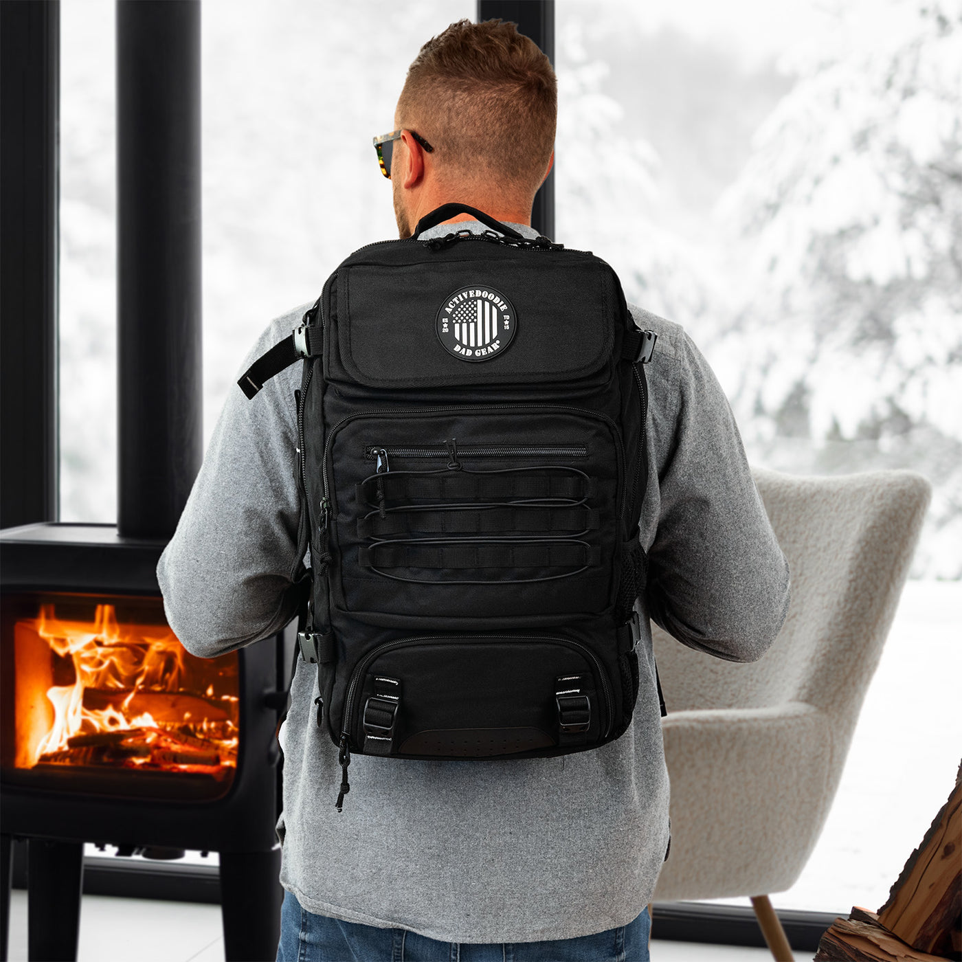 FLEX.32L Dad Bag with Large Cooler Compartment, Wet Bag and Multi Carr