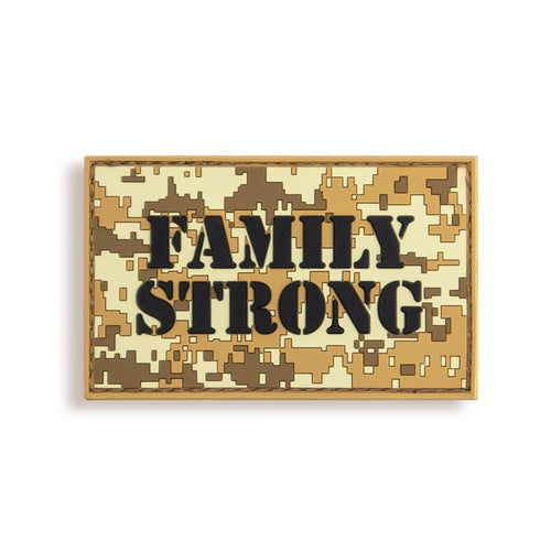 Family Strong Rubber Morale Patch 3.5"x2"
